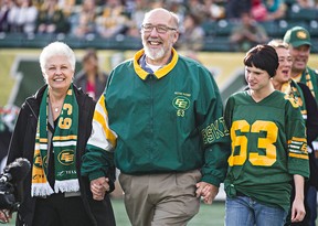 Former Eskimos offensive linemen Hec Pothier and Bill Stevenson ...
