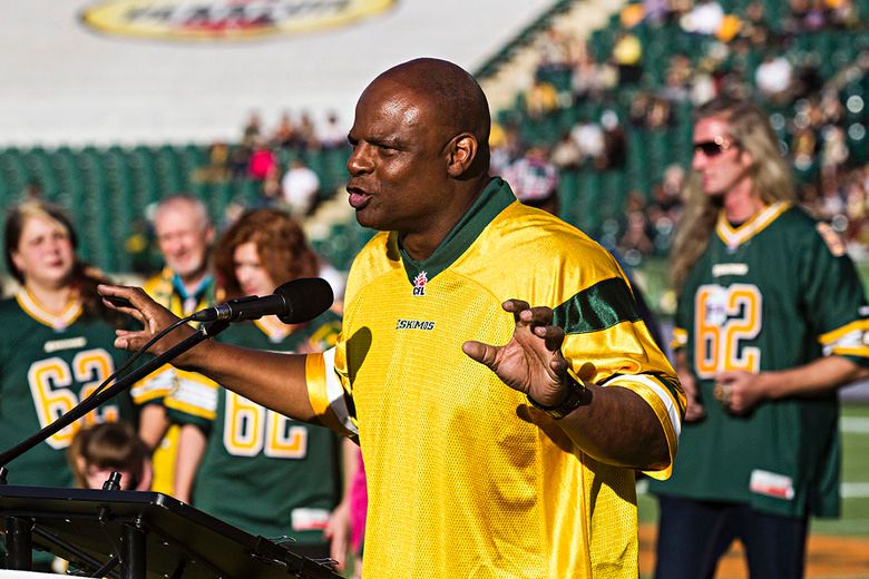 Former Eskimos offensive linemen Hec Pothier and Bill Stevenson ...