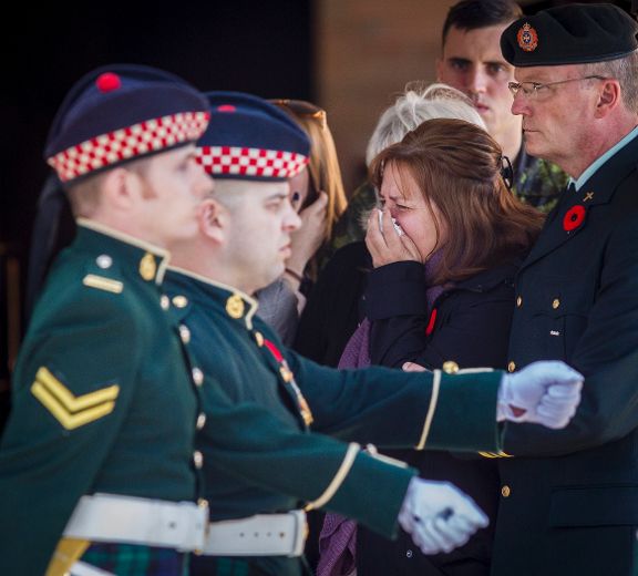 Hundreds line highway to pay respect to fallen soldier | Toronto Sun
