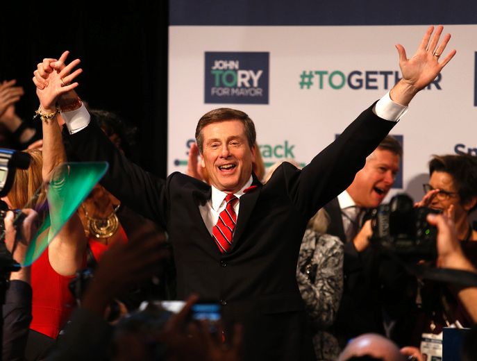 Mayor-elect John Tory promises 'better days ahead' | Toronto Sun
