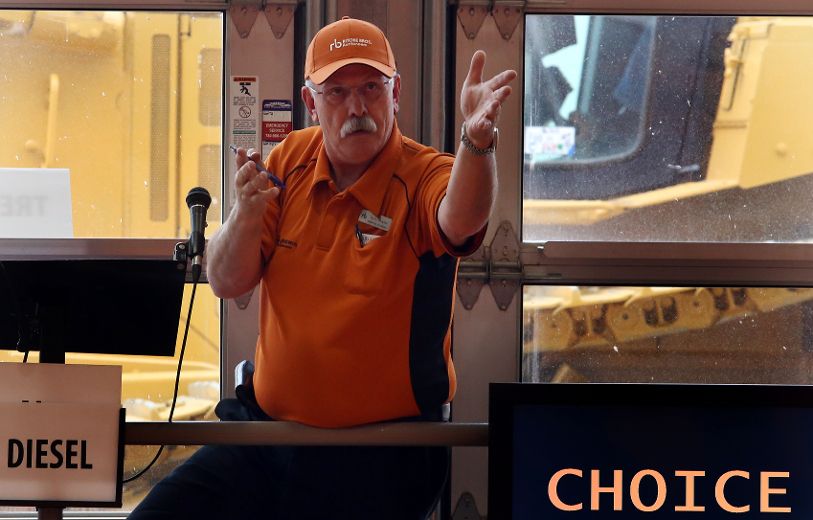 A Mile a Minute: A day at the Ritchie Bros. Auctioneers just south of ...