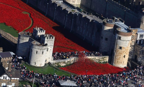 Tower of London poppy display takes on life of its own | Toronto Sun