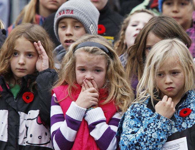 School is the place for children on Remembrance Day | Toronto Sun