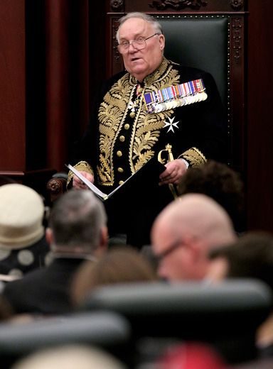 Alberta's Lt.-Gov. Donald Ethell talks about Budget 2015, looming ...