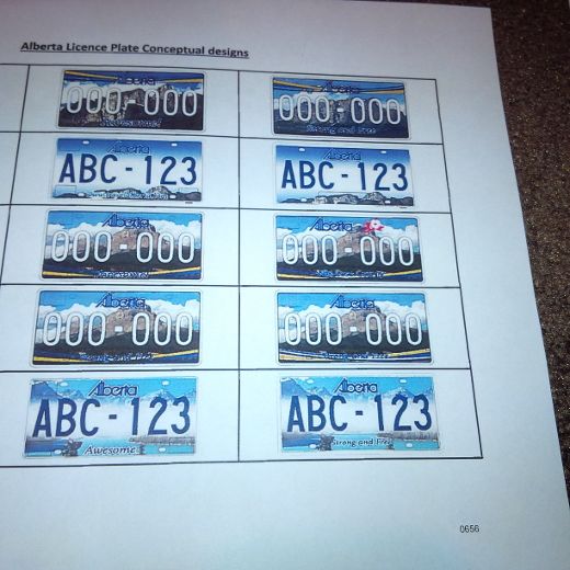 Dozens of Alberta licence plate designs were rejected | Edmonton Sun