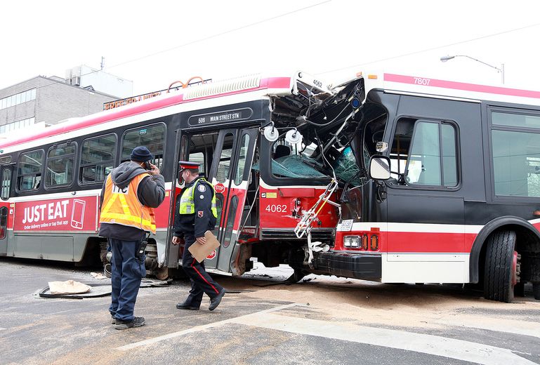 TTC bus driver charged in crash with streetcar | Toronto Sun