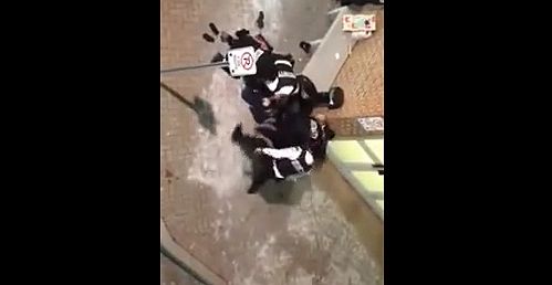 Video shows mall security guard kicking suspect | Toronto Sun