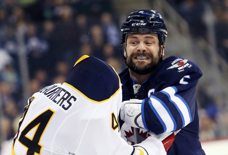 Winnipeg Jets D Mark Stuart says he has no regrets about getting ...