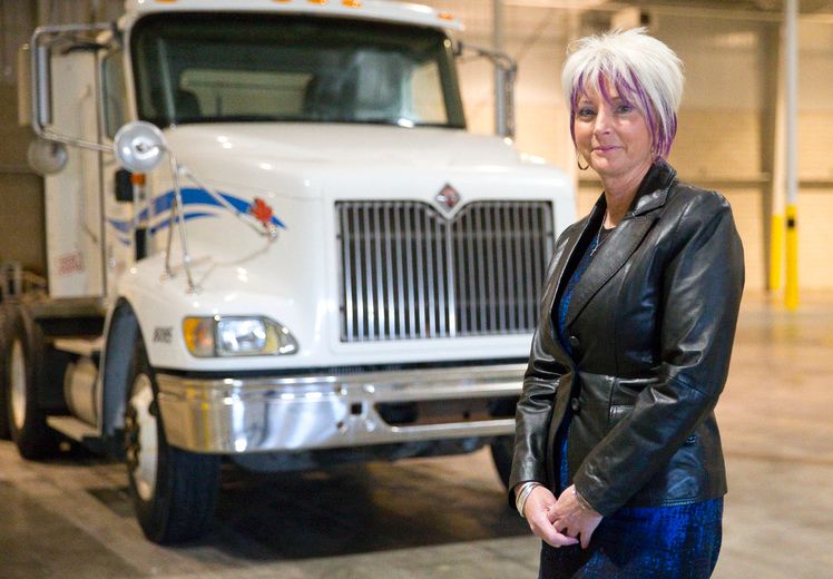 And you are?: Louise Vonk, President, Messenger Freight Systems ...