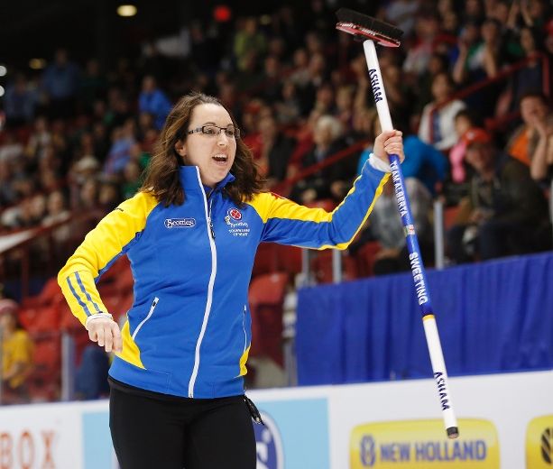 Val Sweeting faces Jennifer Jones in 1-2 playoff game at Scotties ...