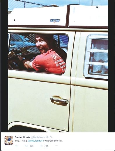 Jays' R.A. Dickey takes Daniel Norris' van for a joyride | Toronto Sun