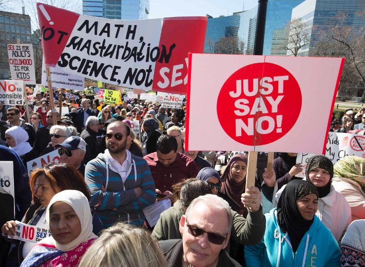 Rally against sex-ed curriculum about the kids, not politics | Toronto Sun