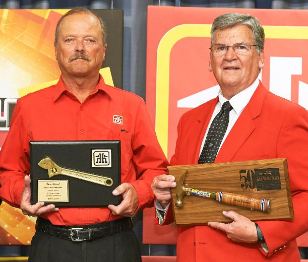 Ken Faust presented with Home Hardware Golden Hammer Award | Mitchell ...