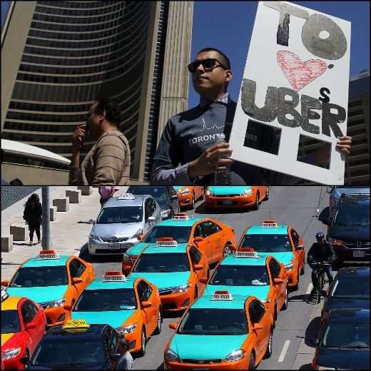Uber and taxi drivers answer questions about ride sharing and its ...