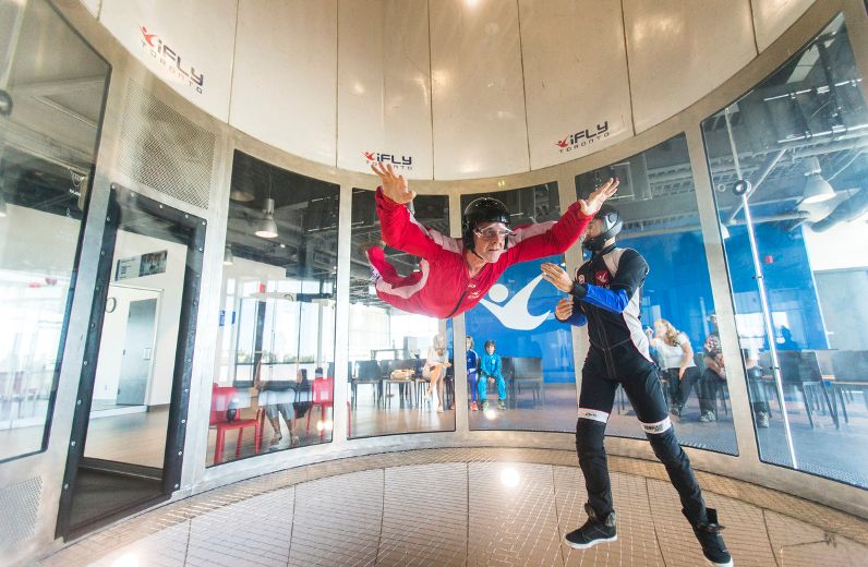 iFLY brings skydiving indoors | Toronto Sun