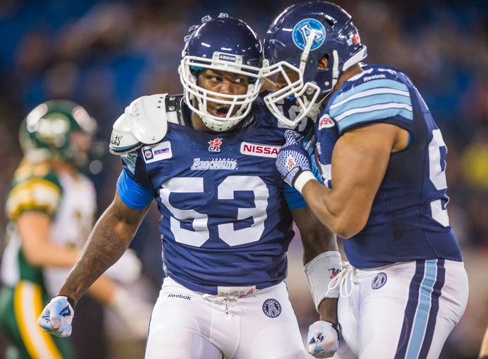 Argos linebacker Greg Jones shines on field while enjoying newest ...