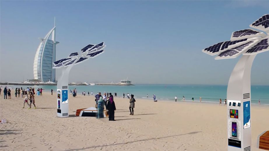 'Smart' solar palm trees power Wi-Fi, phones in Dubai | Toronto Sun