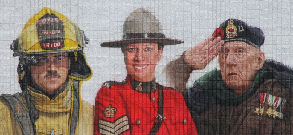 Latest mural honours prominent RCMP officer | Vermilion Standard