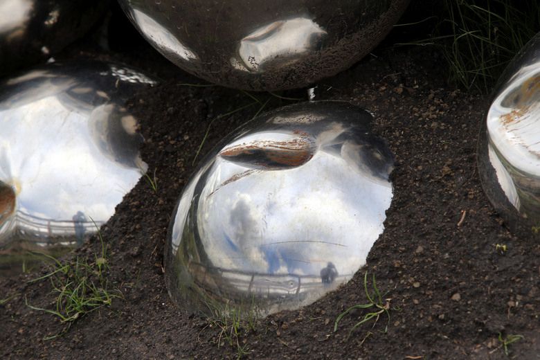 Vandals damage Edmonton's controversial shiny balls - the Talus Dome ...