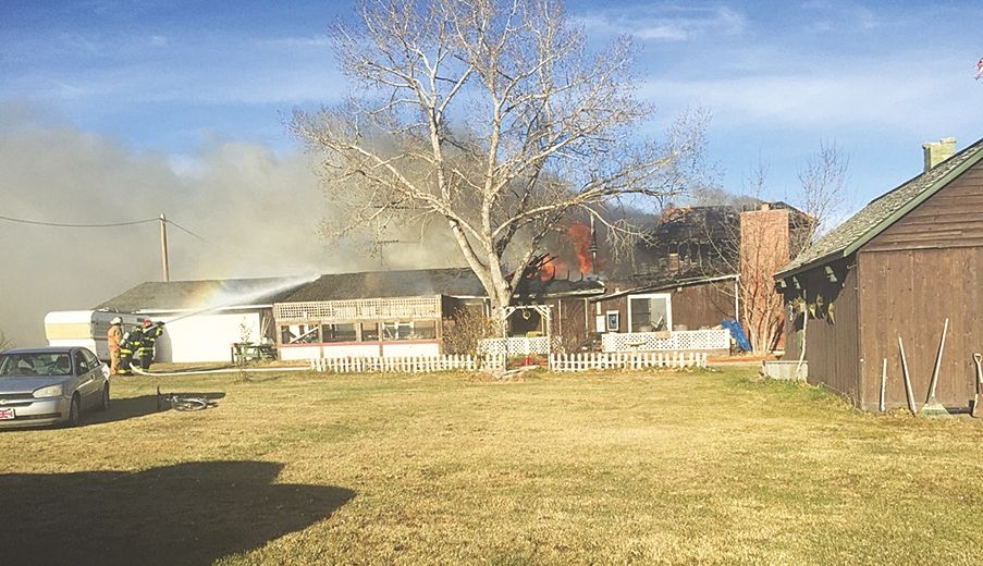 Fire crews battling residential fire in Brant | Vulcan Advocate