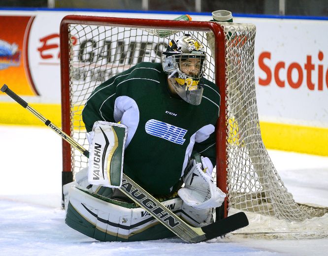 The Knights? Tyler Parsons says he's ready to run a goalie gauntlet ...