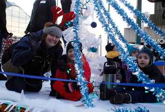 Edmontonians line the streets of downtown Edmonton for the inaugural ...