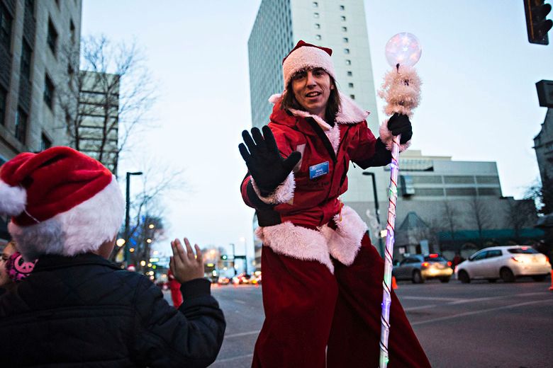 Edmontonians line the streets of downtown Edmonton for the inaugural ...