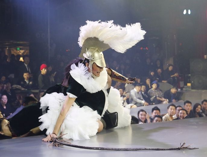 Models falling on the runway an inevitable part of fashion shows ...