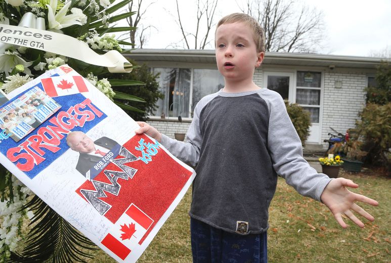 Rob Ford's son praises 'the best dad' | Toronto Sun