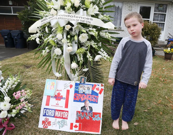 Rob Ford's son praises 'the best dad' | Toronto Sun