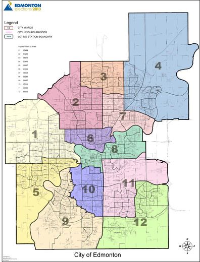 Seven Edmonton neighbourhoods to switch wards in proposed boundary ...