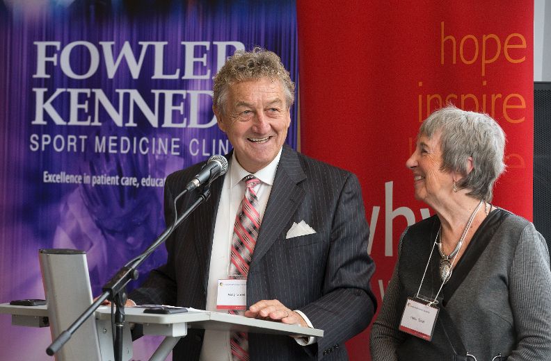 Philanthropists Andy and Helen Spriet have stepped in to help a sports ...