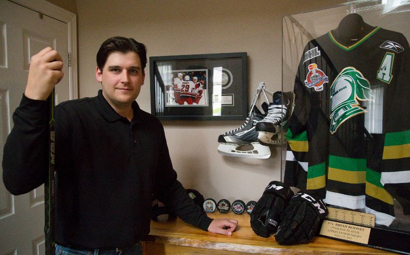 Hockey skills: Ex-Knight Bryan Rodney teaches young defencemen 'above ...