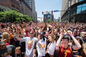 Massive crowd swarms Cleveland for Cavs' NBA title parade | Toronto Sun