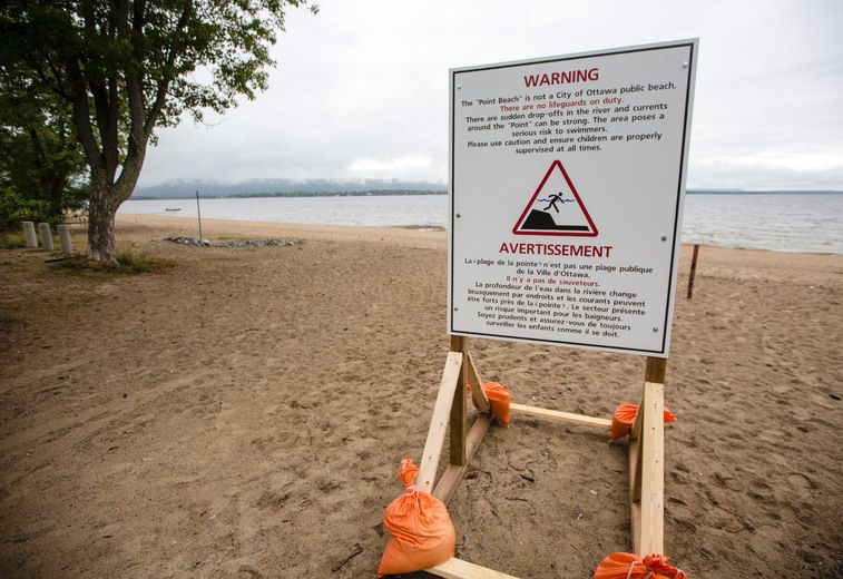 New warning sign in Constance Bay where boy drowned | Ottawa Sun