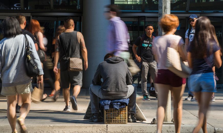 'Upswing' in Toronto panhandling | Toronto Sun