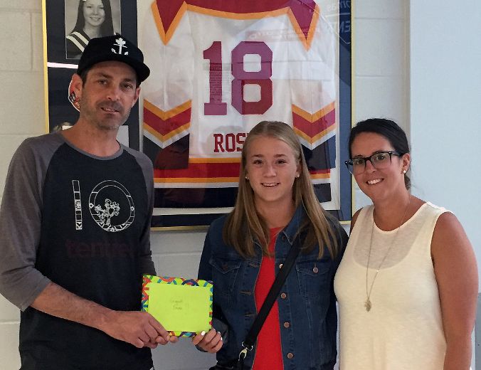 Eighteen-year-old Emma Forcey this year's recipient of Christie Rose ...