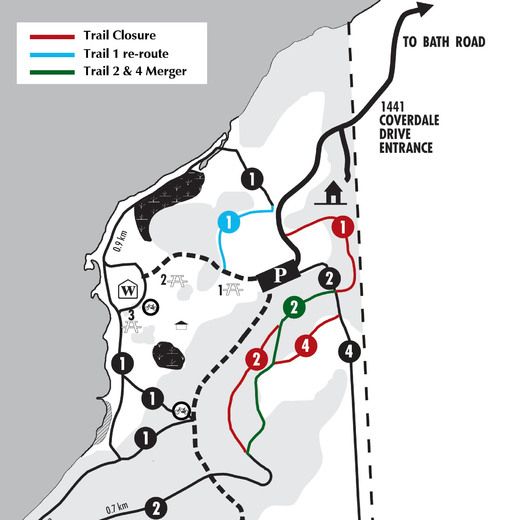 Lemoine Point reroutes sections of trails | The Kingston Whig Standard