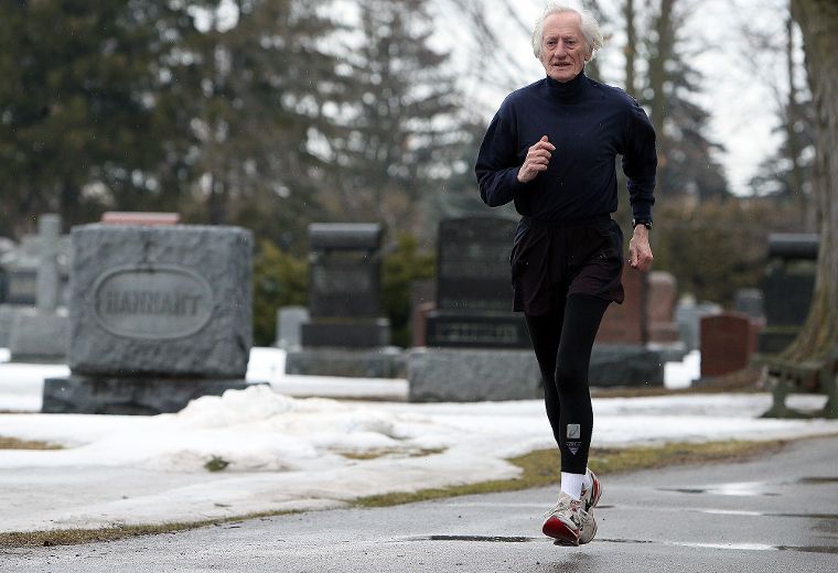 Setting a marathon record at age 85, training in a cemetery and 20-year ...