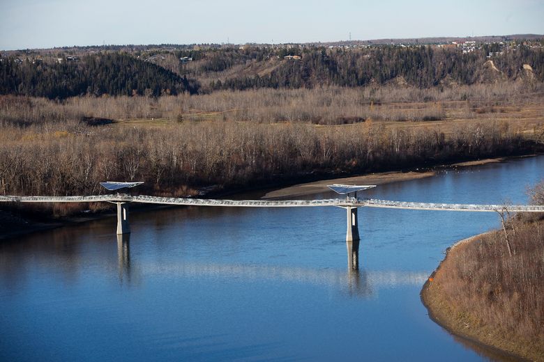 New Terwillegar Park Footbridge opens up Edmonton's river valley ...