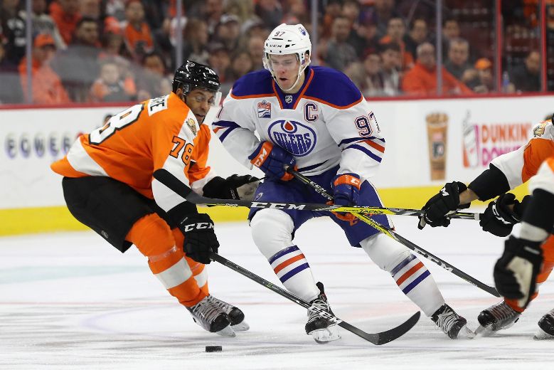 Oilers' McDavid calls out Flyers' defenceman Brandon Manning following ...
