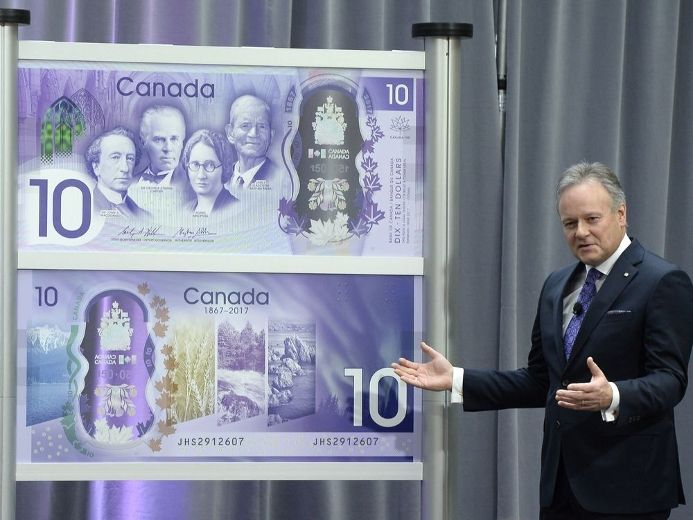 New $10 bank note unveiled to celebrate Canada’s 150th anniversary ...