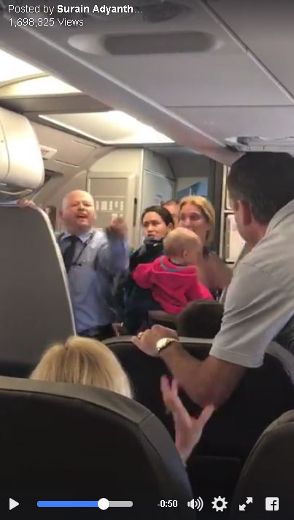 'You can't use violence with baby'; American Airlines flight attendant ...
