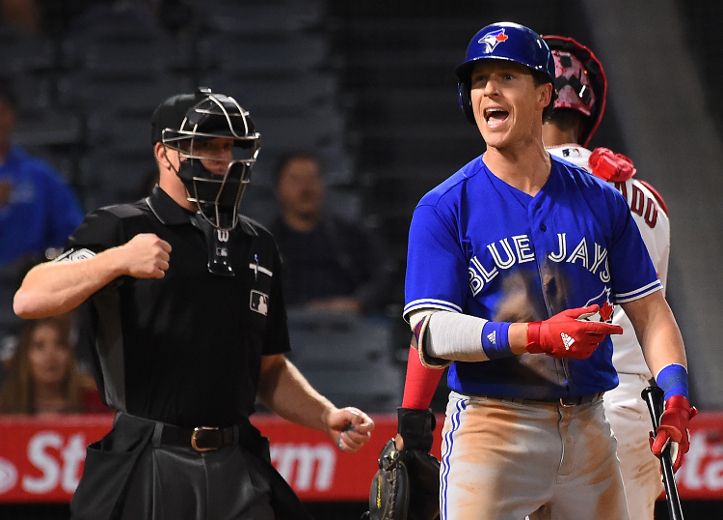 Blue Jays fall 2-1 to Anaheim Angels with umpire Toby Basner up to his ...