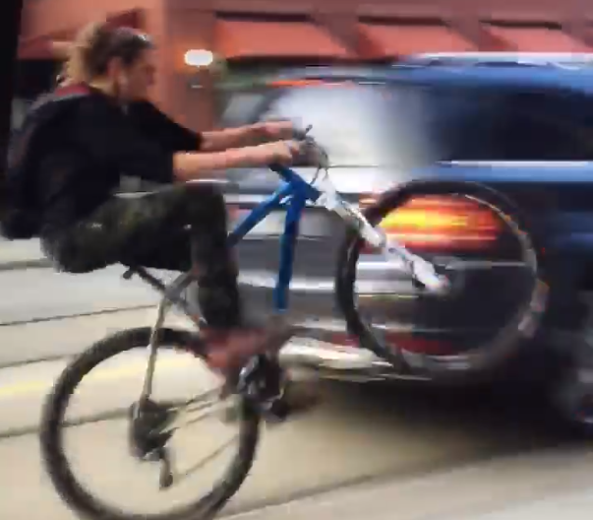 T.O.'s wheelie-popping cyclist | Toronto Sun