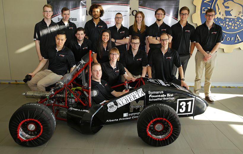 Formula race car for international competition unveiled by University ...