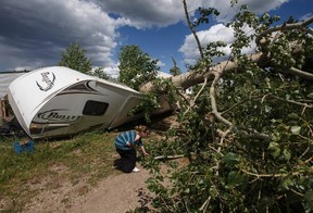 Red Deer storm: State of emergency declared after powerful winds wreak ...