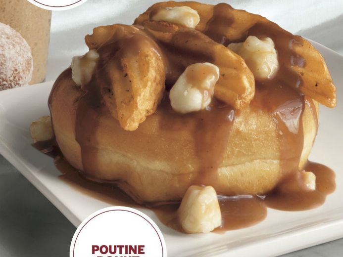 Tim Hortons poutine donut (mercifully) unavailable in Canada | Toronto Sun