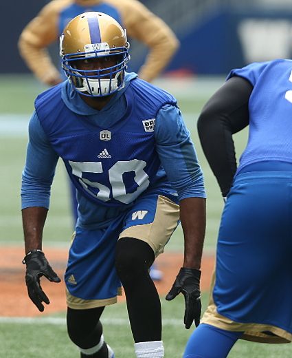 Knox slides into weak-side linebacker role with ease | Winnipeg Sun