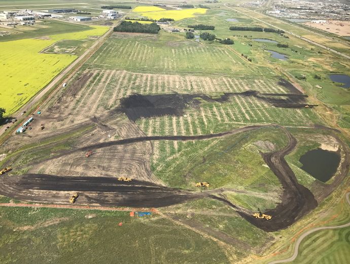 Jones: Construction of new Century Mile horse race track underway ...